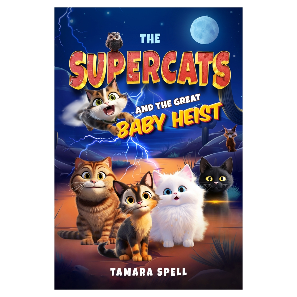 The Supercats and the Great Baby Heist children's book - Tamara Spell